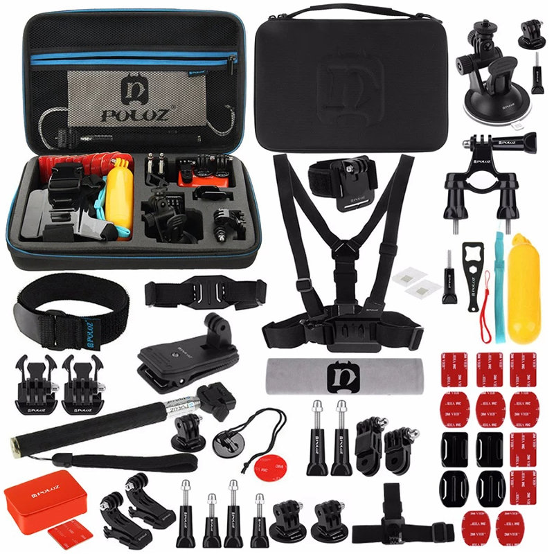 ZESTAW AKCESORIA DO GOPRO GO PRO HERO 7 8 9 10 11 - Puluz | Sklep EMPIK.COM ZESTAW AKCESORIA DO GOPRO GO PRO HERO 7 8 9 10 11 - Puluz | Sklep EMPIK.COM
