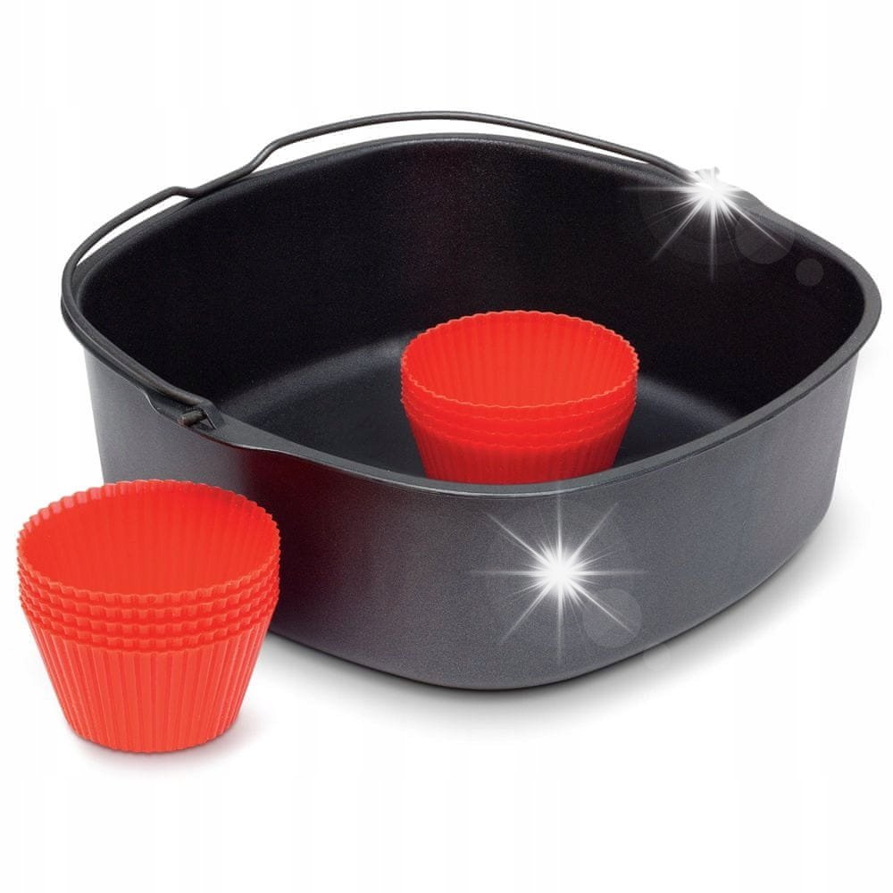 Zestaw akcesoriów PHILIPS HD9956/00 Baking Master Kit misa 3L 9 foremek ...