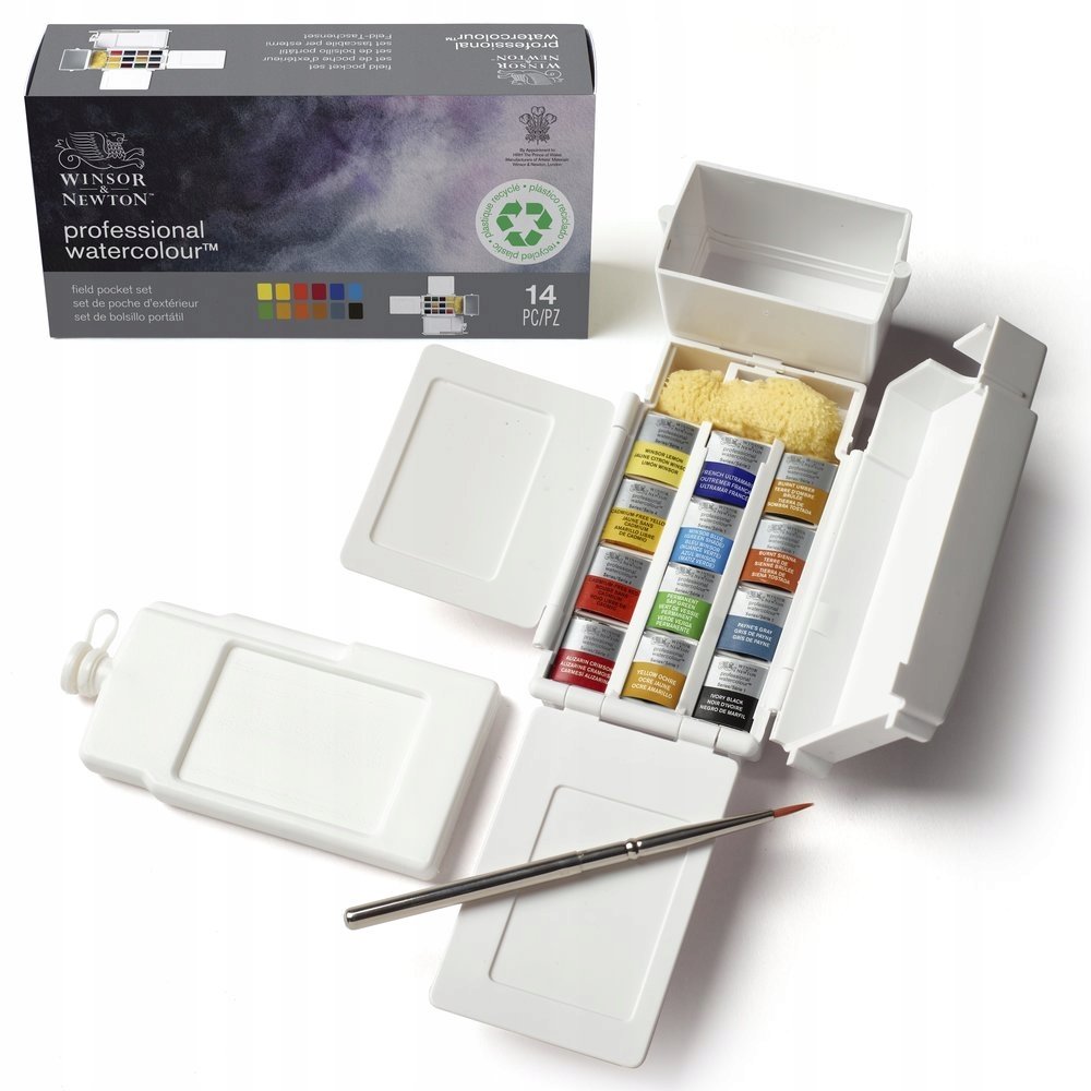 Zestaw akwareli Winsor&Newton Professional - Field Pocket Set, 12 ...