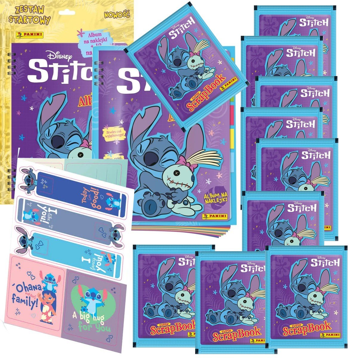 Zestaw Album Kolekcjonera Startowy Lilo I Stitch Panini | Razem 60 ...