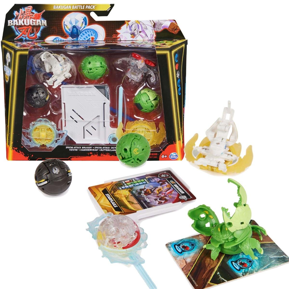 Zestaw Bakugan Battle Pack Gra strategiczna + Figurki Special Attack ...
