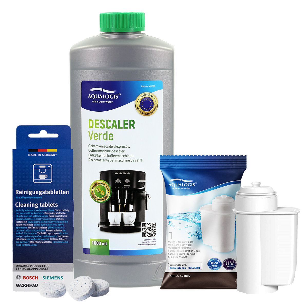 Zestaw Bosch, Filtr Aqualogis Al-Inte, Siemens Tabletki Tz80001 ...