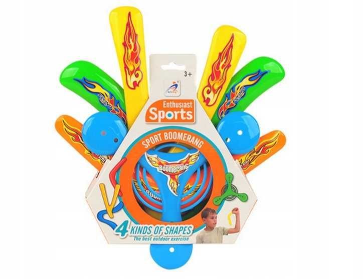 ZESTAW BUMERANGI 4W1 Bumerang 4 bumerangi różne wzory - Vincenzi ...