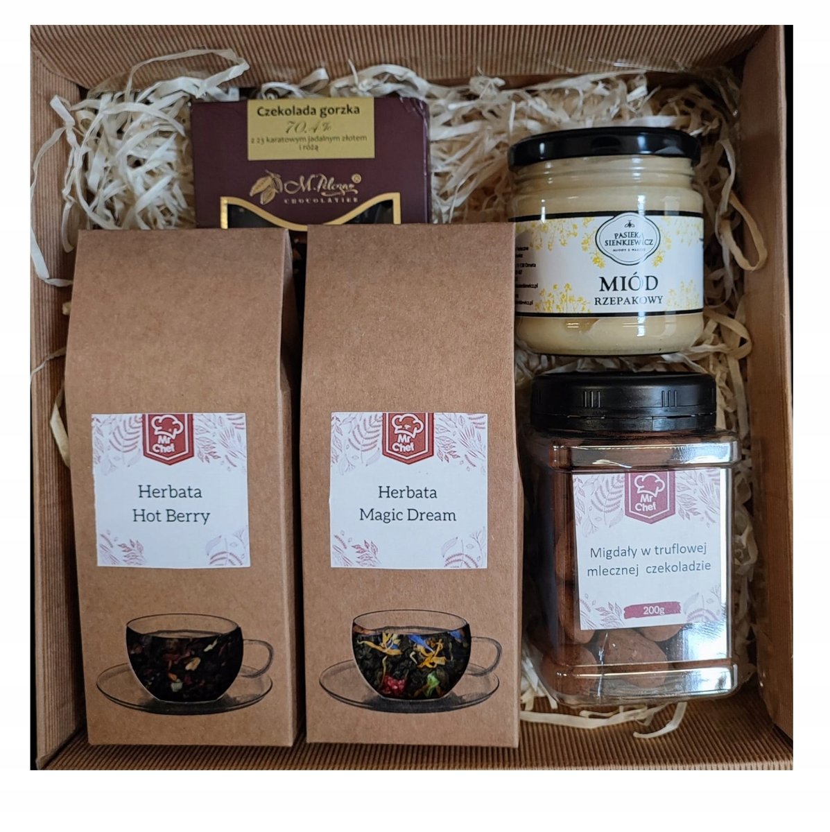 ZESTAW CYNAMONOWA CHWILA - Malinowe | Sklep EMPIK.COM