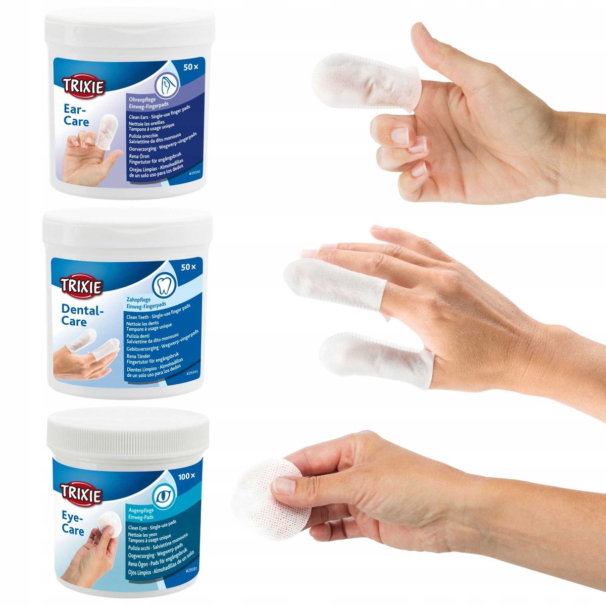 Zestaw do czyszczenia psa (czyste zęby, uszy i oczy) - Trixie | Sklep ...