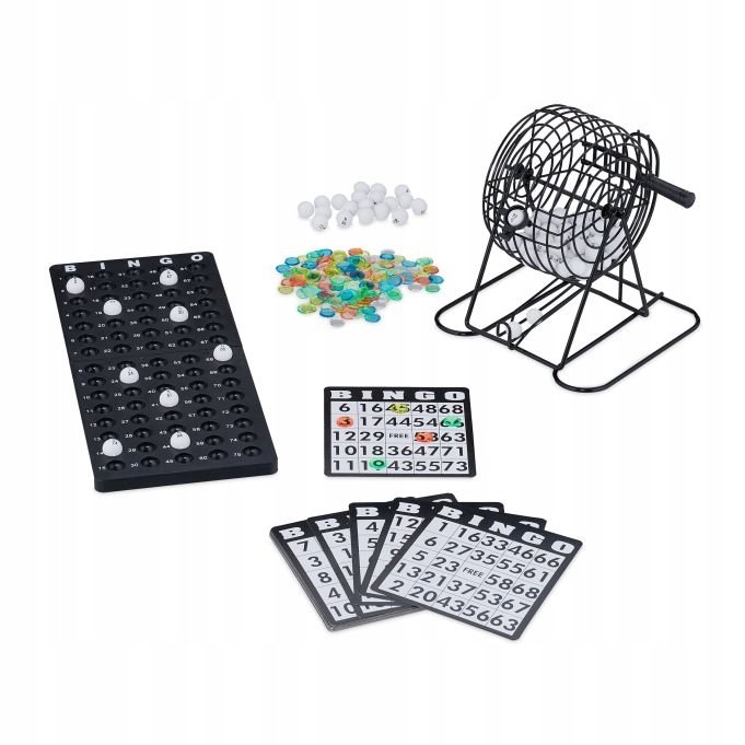 Zestaw do gry w bingo dla dzieci i dorosłych D316, gra planszowa ...