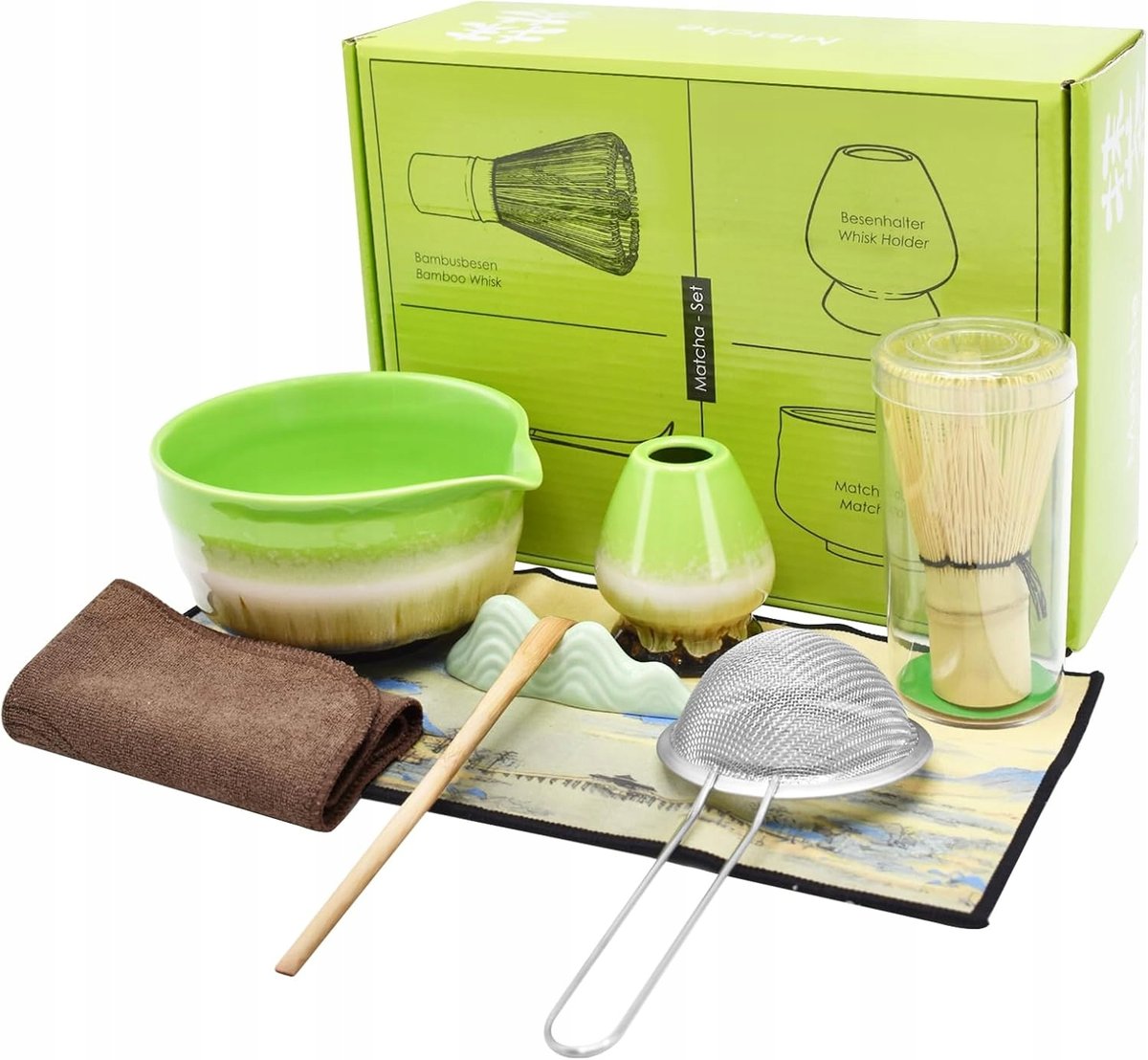 Zestaw Do Herbaty Matcha Ceremonialny 8 Elementów Do Japońskiej Herbaty ...