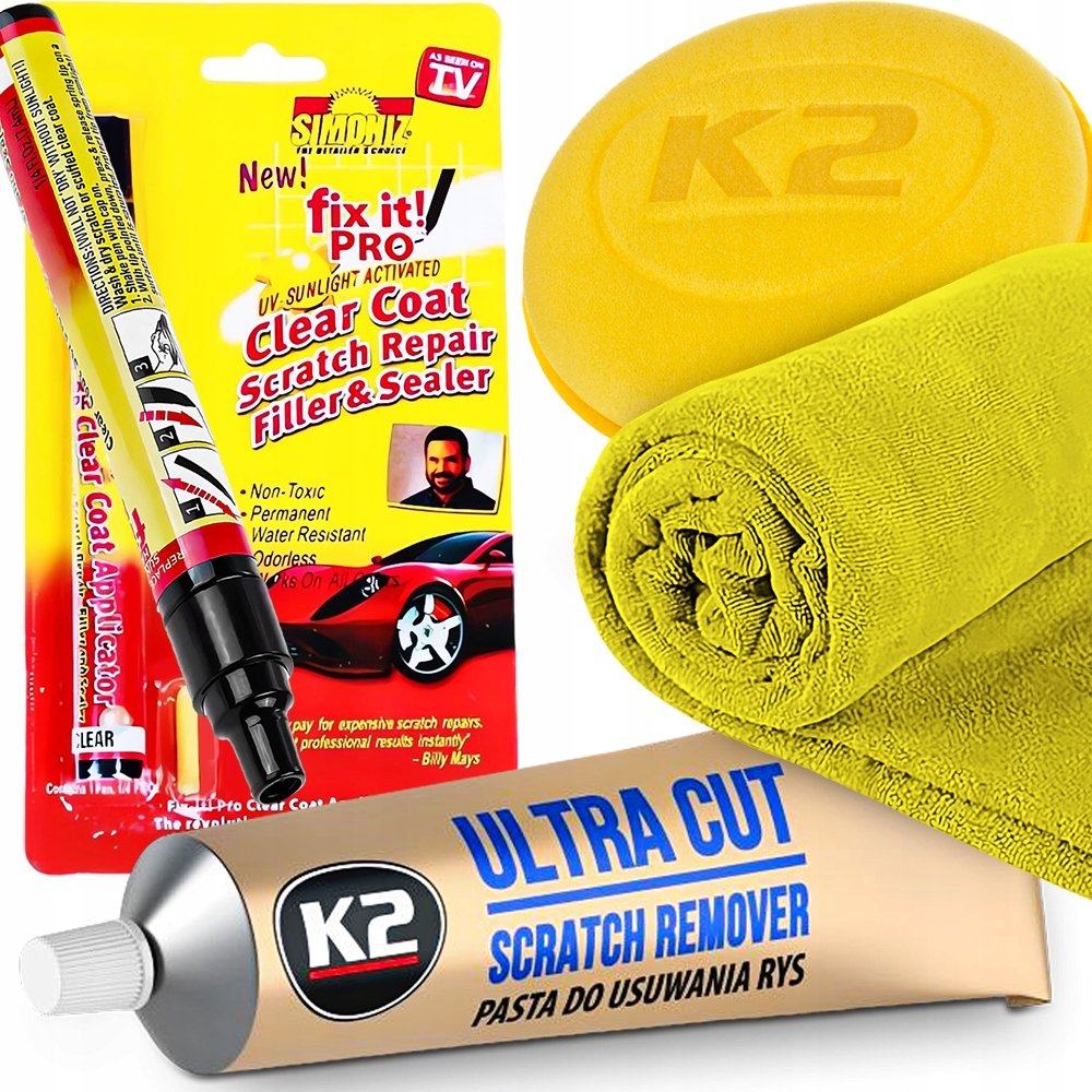 Zestaw Do Polerowania Lakieru I Usuwania Rys Pasta K2 Ultra Cut ...