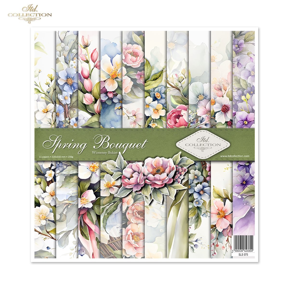 Zestaw do scrapbooking (HS code 48025890) SLS-075 Spring Bouquet - Inna ...