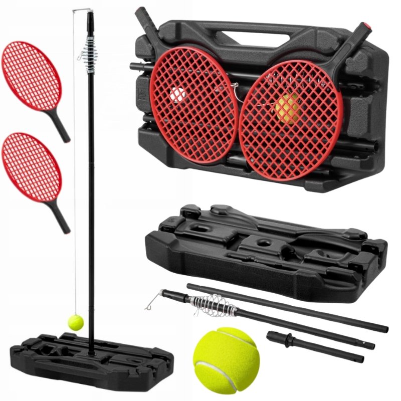 Zestaw do Speedballa, 2 rakiety Słupek Piłka na lince Tenis dla 2 osób ...