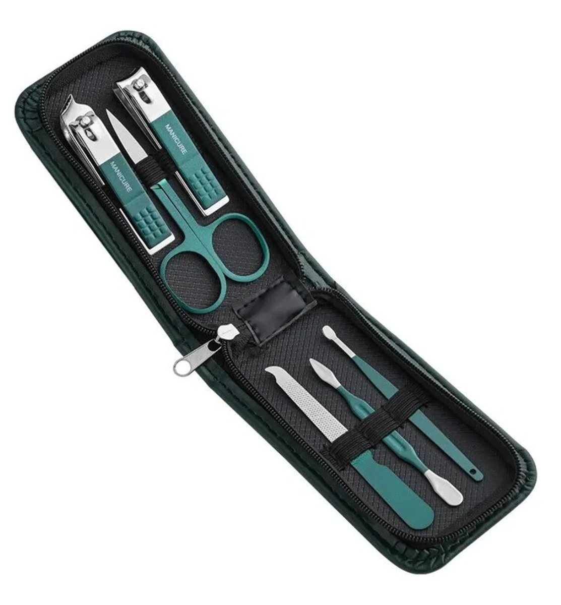 Zestaw domowy do paznokci 6-częściowy manicure pokrowiec przenośny ...