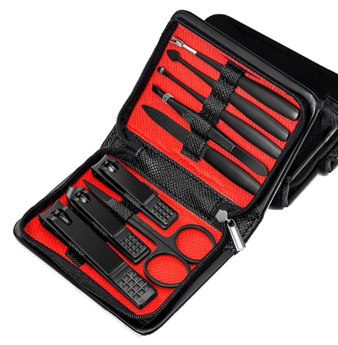 Zestaw domowy do paznokci 9-częściowy manicure pokrowiec podróżny ...