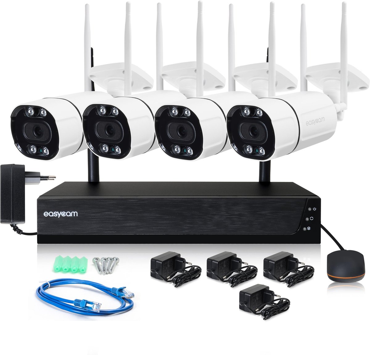 Zestaw EasyCam Wi-Fi Kit/NVR4CH/4-5T3IR-A Audio - EasyCam | Sklep EMPIK.COM