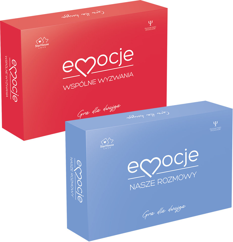 Zestaw EMOCJE Nasze Rozmowy i Wspólne Wyzwania, gra dla par, StarHouse Love - StarHouse Love ...