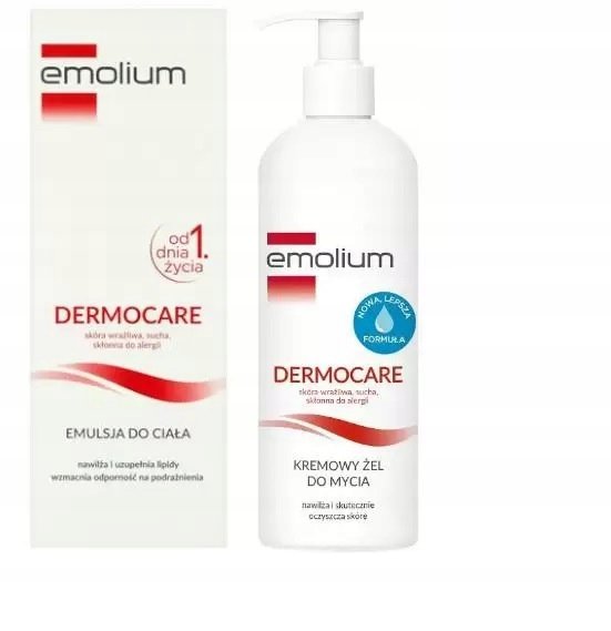 Zestaw EMOLIUM DERMOCARE Emulsja Kąpiel + Ciało | Sklep EMPIK.COM