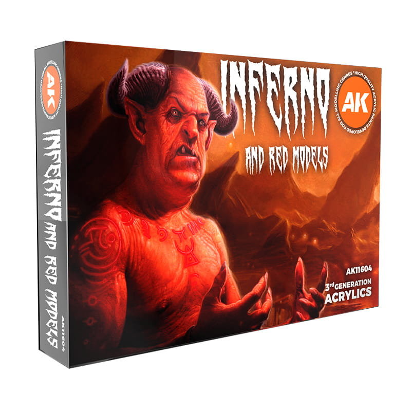 Zestaw Farb 3Gen Acrylics Inferno And Red Models, Ak Interactive, 6X17Ml - Inna marka | Sklep ...