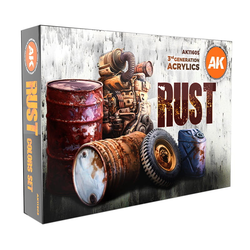 Zestaw Farb 3Gen Acrylics Rust, Ak Interactive, 6X17Ml - Inna marka | Sklep EMPIK.COM