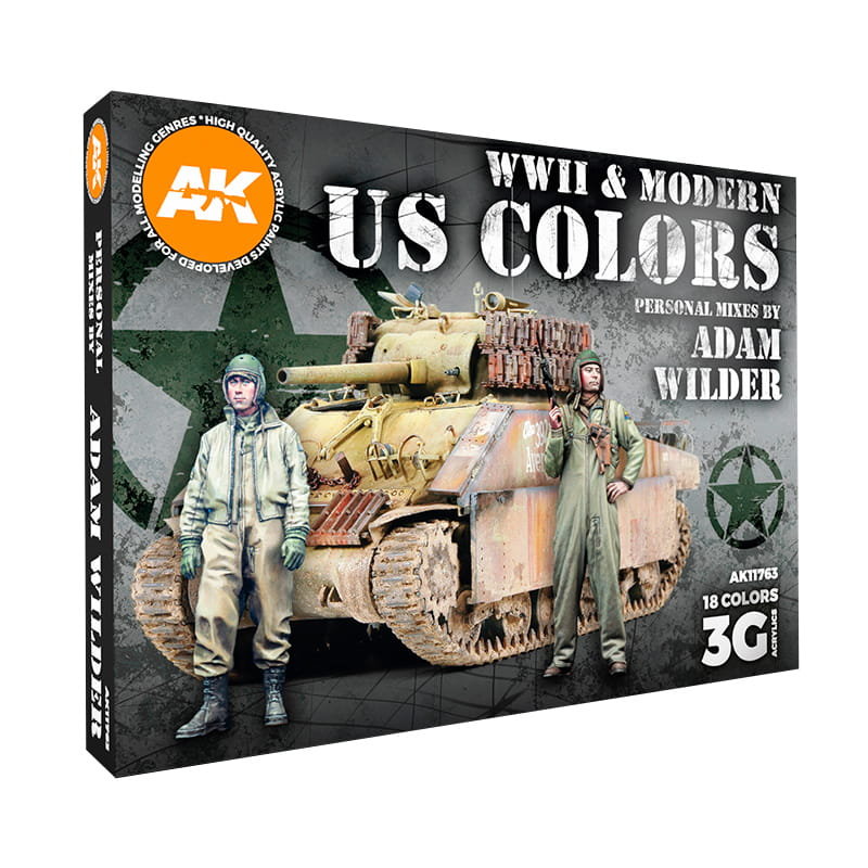 Zestaw Farb 3Gen Acrylics Wwii & Modern Us Colors By Adam Wilder, Ak ...