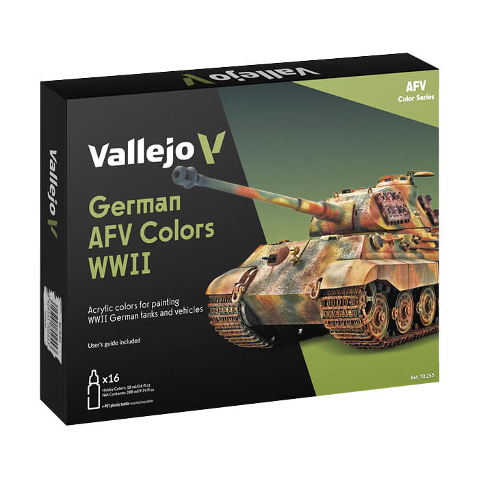 Zestaw Farb 70.255 German Afv Colors Wwii, Vallejo, 16X18 Ml - Inna ...