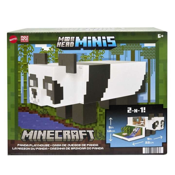 Zestaw figurek Minecraft Domek zabaw pandy + 2 figurki - Mattel | Sklep ...