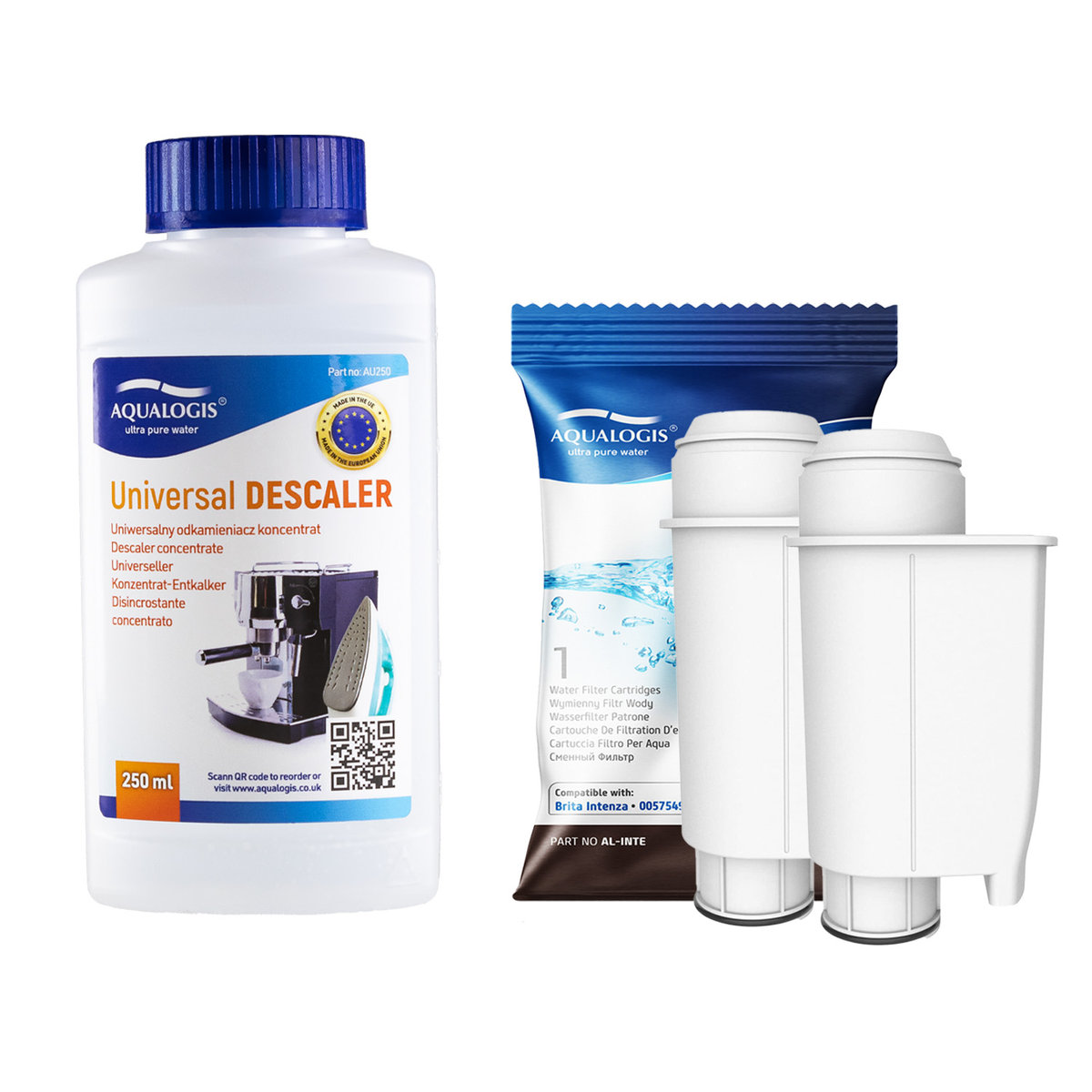 Zestaw GAGGIA - AL-Inte+ 2 szt , UniDec 250 ml - Aqualogis | AGD Sklep EMPIK.COM