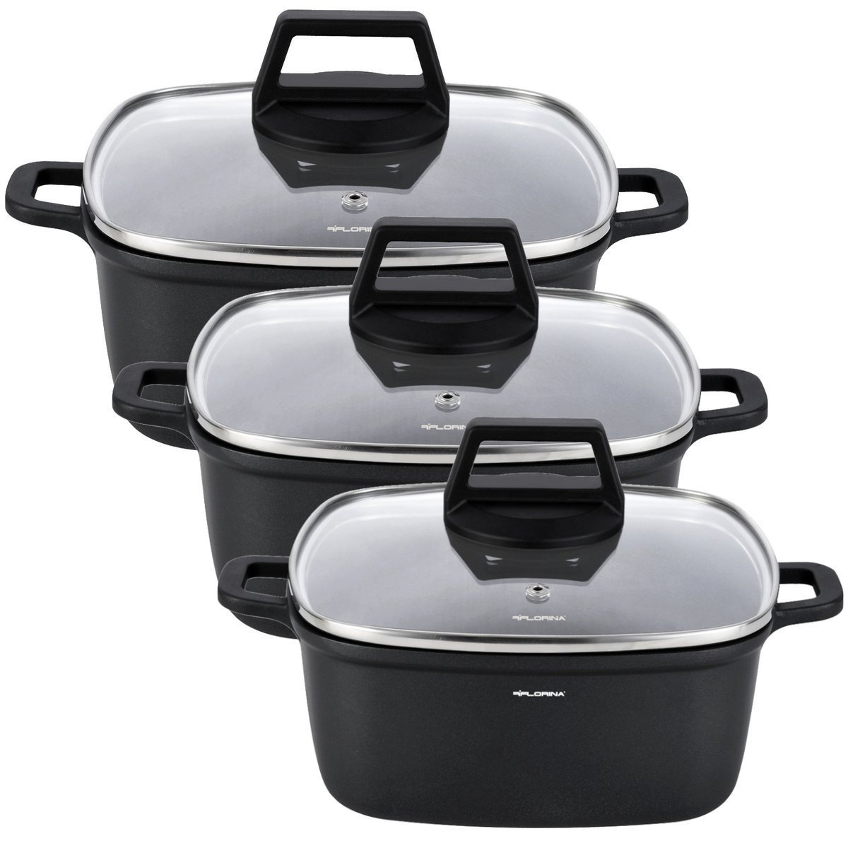 Zestaw garnków Florina Chef - 20, 24, 28 cm - Florina | Sklep EMPIK.COM