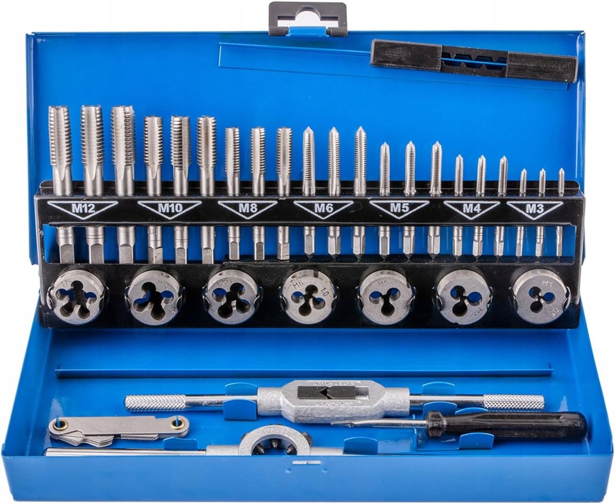 Zestaw Gwintowników i Narzynek 32el M3-M12 Gunpla Profesjonalny - Inna ...