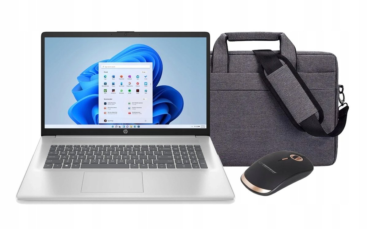Zestaw HP 17-CN 7F8G5UA Mysz Torba i5-13 32GB 1TB FullHD Win 11 Srebrny - HP | Sklep EMPIK.COM