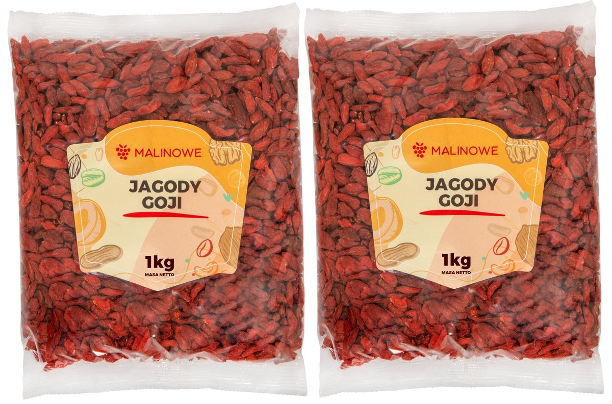 Zestaw Jagody goji 2x1kg - Malinowe | Sklep EMPIK.COM