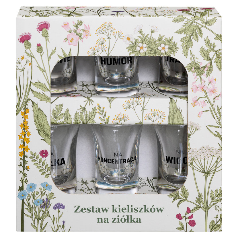 Zestaw kieliszków, Dzień Babci i Dziadka, 6 szt. - Empik | Sklep EMPIK.COM