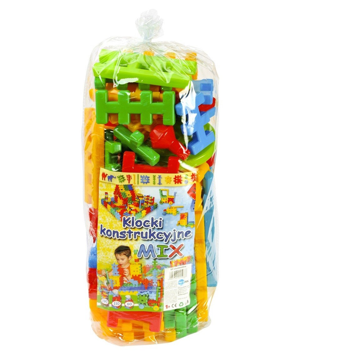 ZESTAW KLOCKI KONSTRUKCYJNE KOLOROWE - Inna marka | Sklep EMPIK.COM