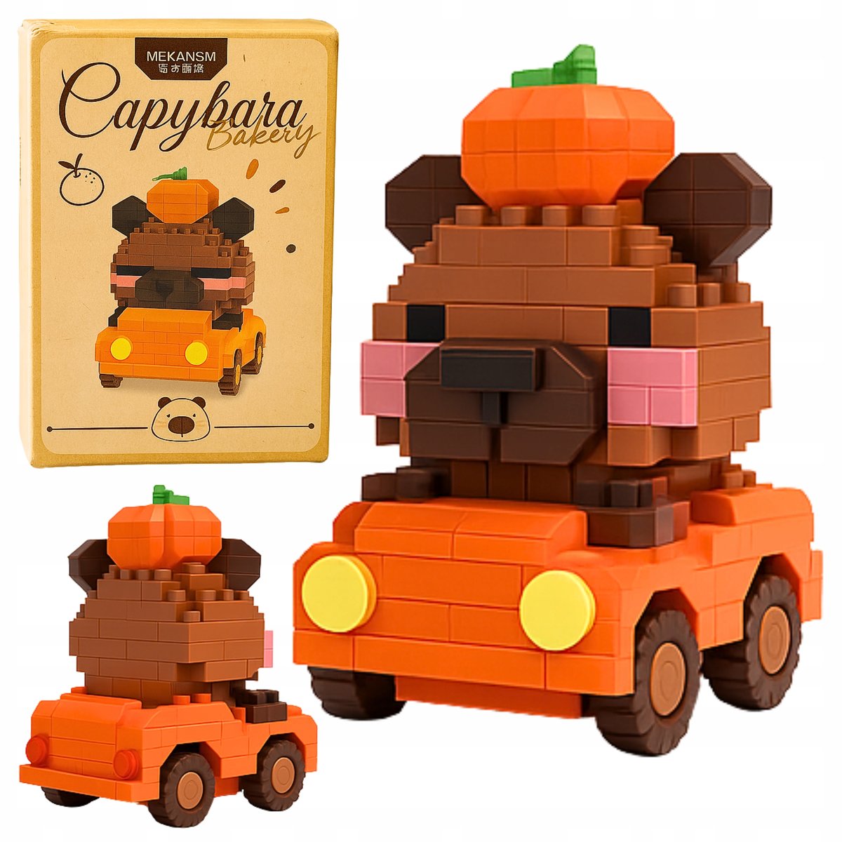 Zestaw Klocków Kapibara Samochód Klocki Capybara Do Zbudowania 304 el - SkibiStore | Sklep EMPIK.COM