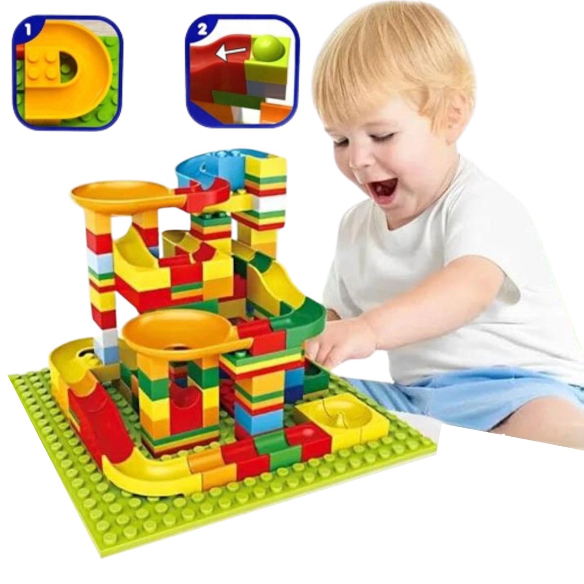 Zestaw Klocków Konstrukcyjnych 168 Elementów - Inna marka | Sklep EMPIK.COM