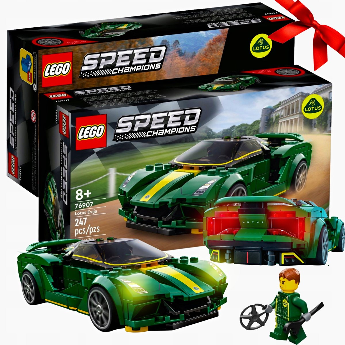ZESTAW KLOCKÓW LEGO SPEED CHAMPIONS LOTUS SAMOCHÓD SPORTOWY AUTO KLOCKI ...