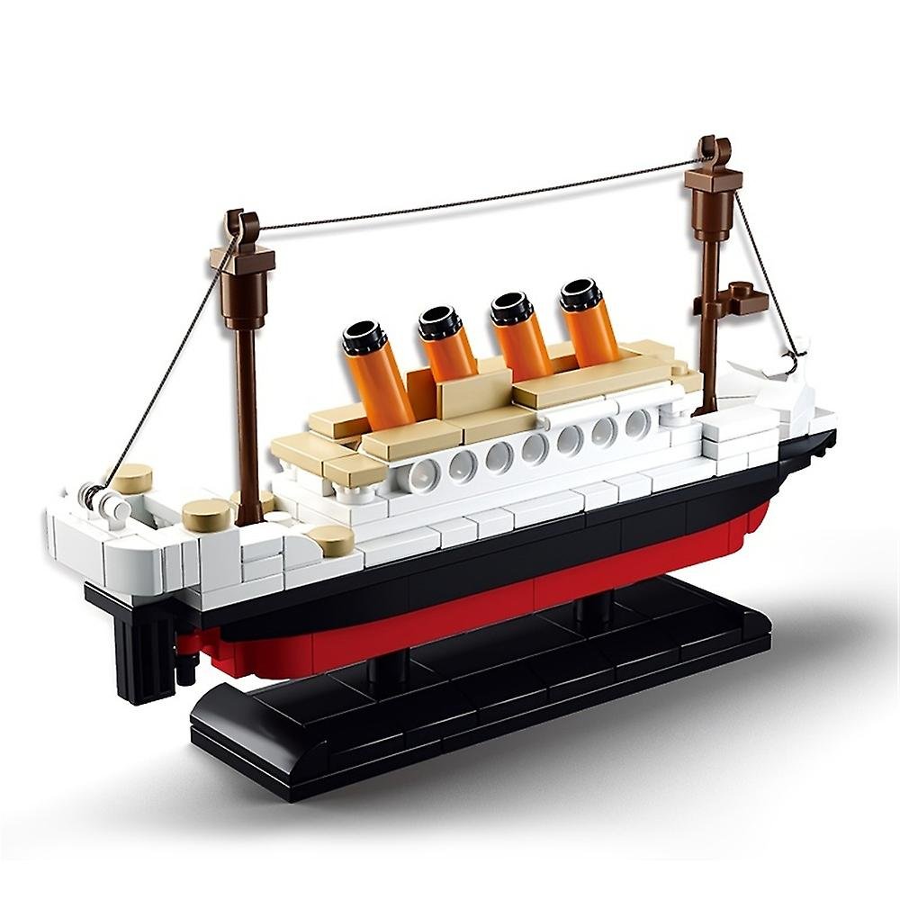 Zestaw klocków Titanic Mini Model Building Blocks Zabawki Micro Titanic ...