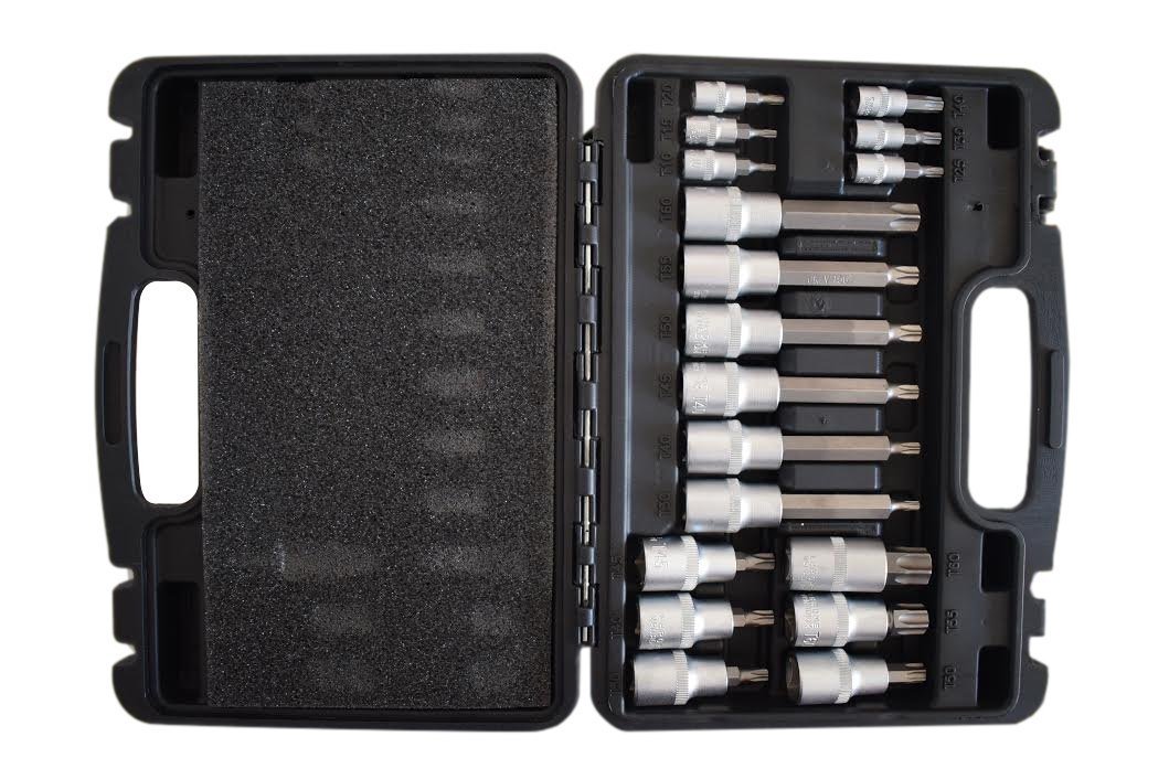 Zestaw Kluczy Nasadowych Nasadki Z Bitami Torx 18 Elementów W Walizce - Bituxx | Sklep EMPIK.COM