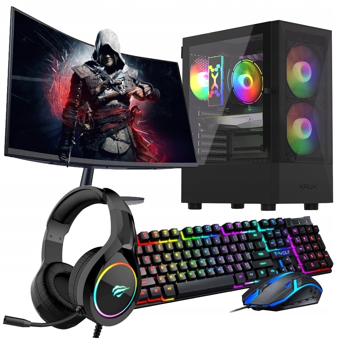 ZESTAW KOMPUTER GAMINGOWY |RYZEN 5 3400G|VEGA 11|16GB|1TB|WIN 11 MONITOR 27 - DREAM_PC | Sklep ...