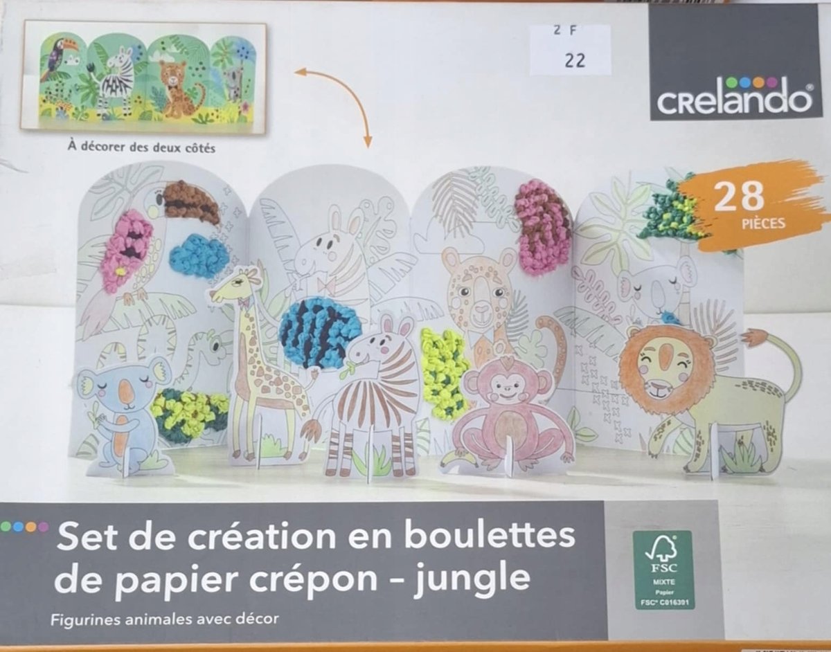 Zestaw kreatywny crelando - dżungla - Crelando | Sklep EMPIK.COM