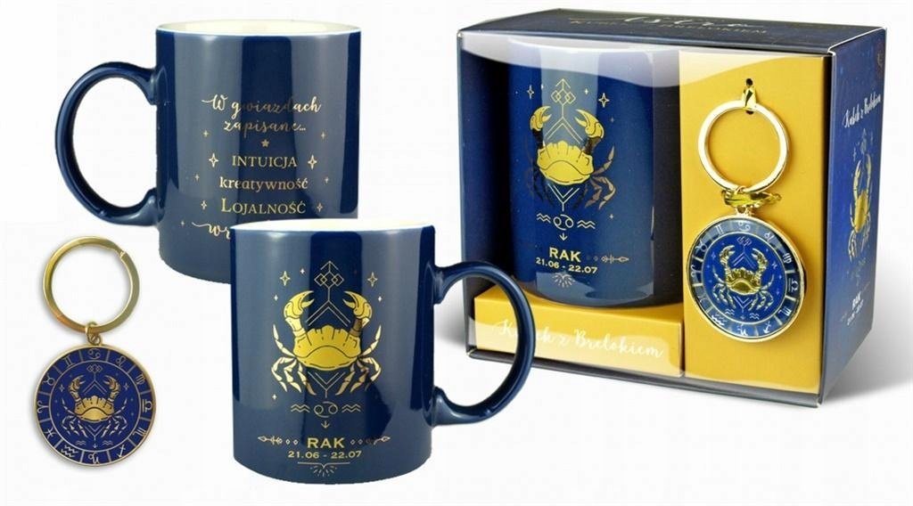 Zestaw Kubek + Brelok Astro-Rak, Pan Dragon - Pan Dragon | Sklep EMPIK.COM