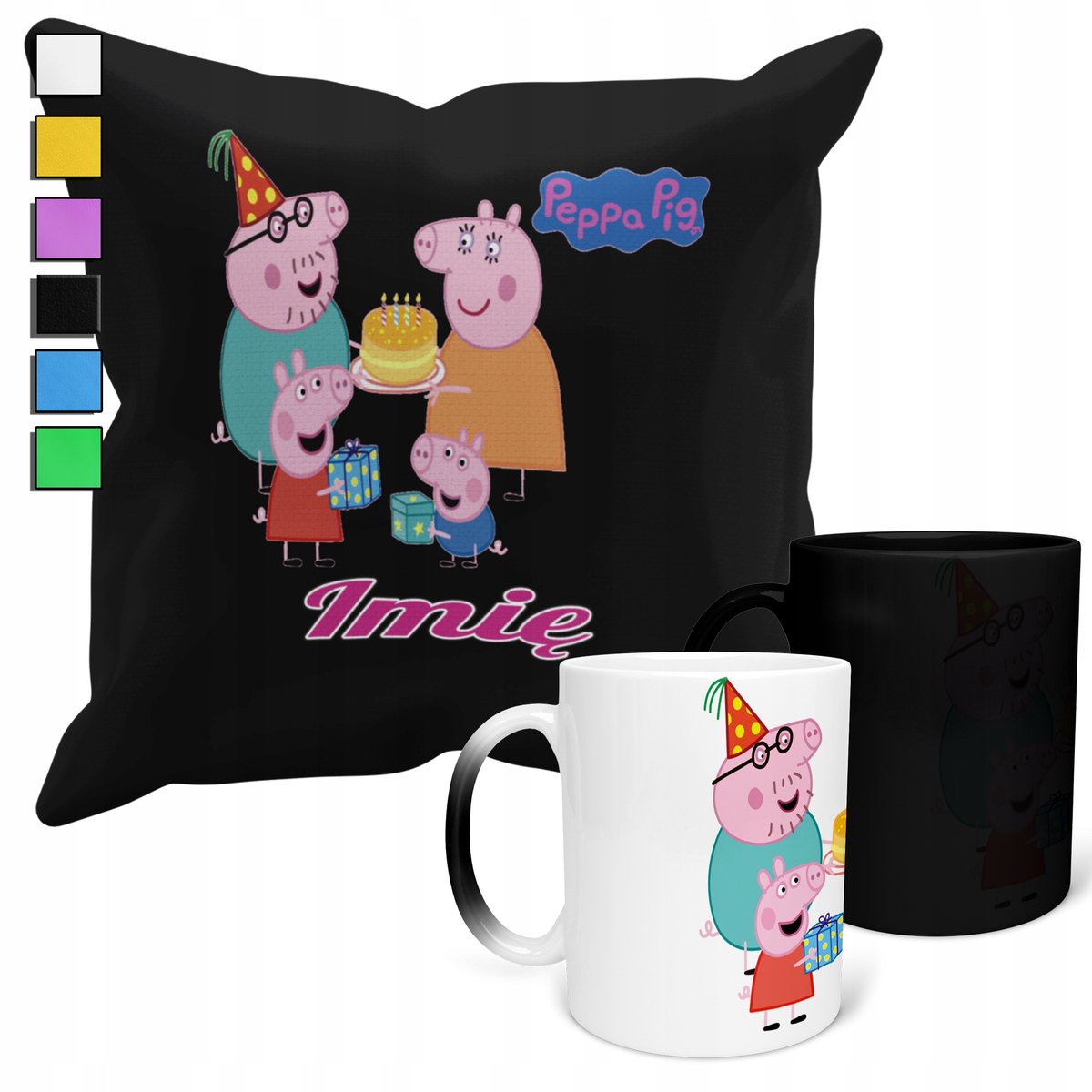 Zestaw Kubek Magiczny + Poszewka Z Poduszką- Bajki Dla Dzieci Prezent ...