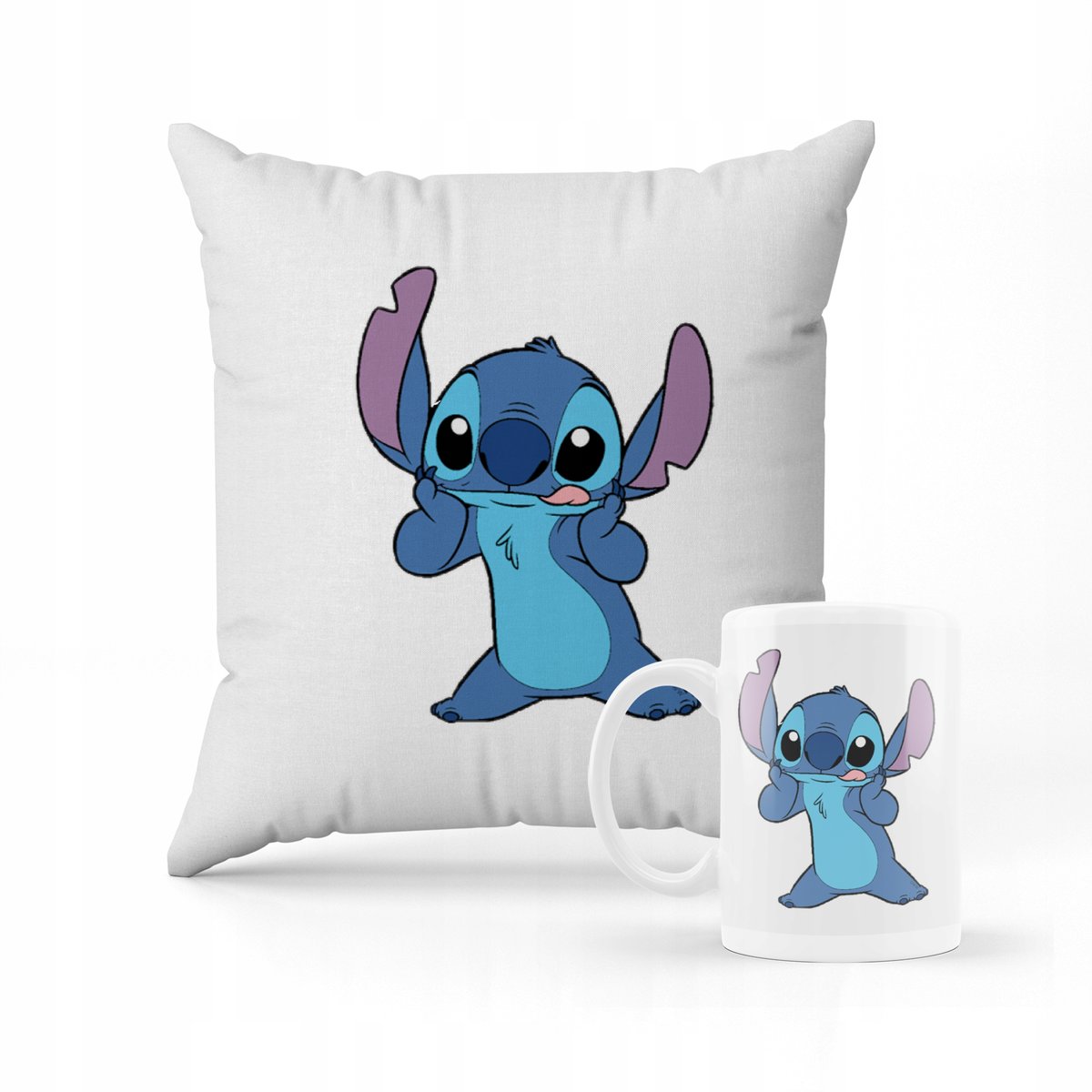 ZESTAW KUBEK + PODUSZKA Lilo i Stich + IMIĘ #3 - Atram | Sklep EMPIK.COM
