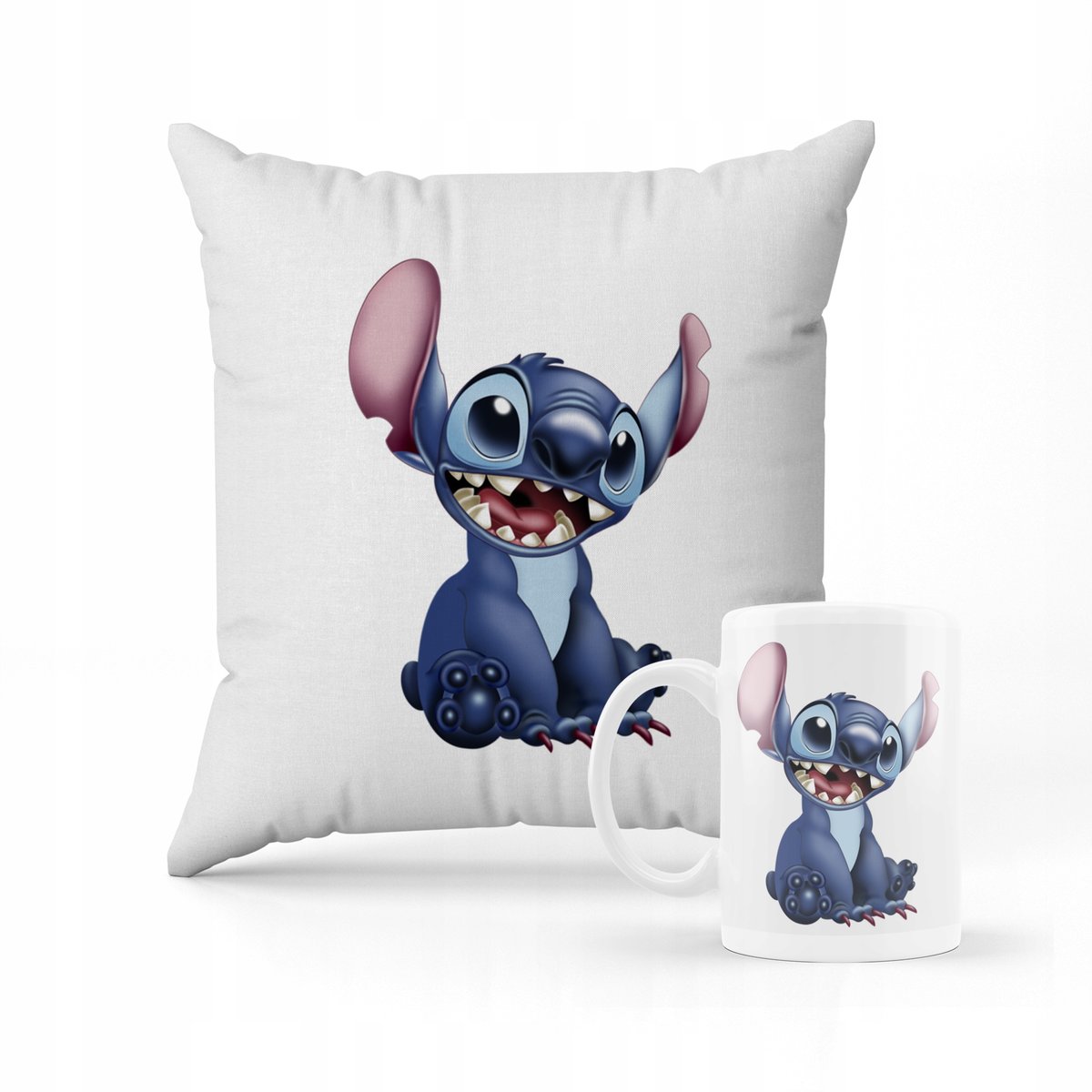 ZESTAW KUBEK + PODUSZKA Lilo i Stich + IMIĘ #4 - Atram | Sklep EMPIK.COM