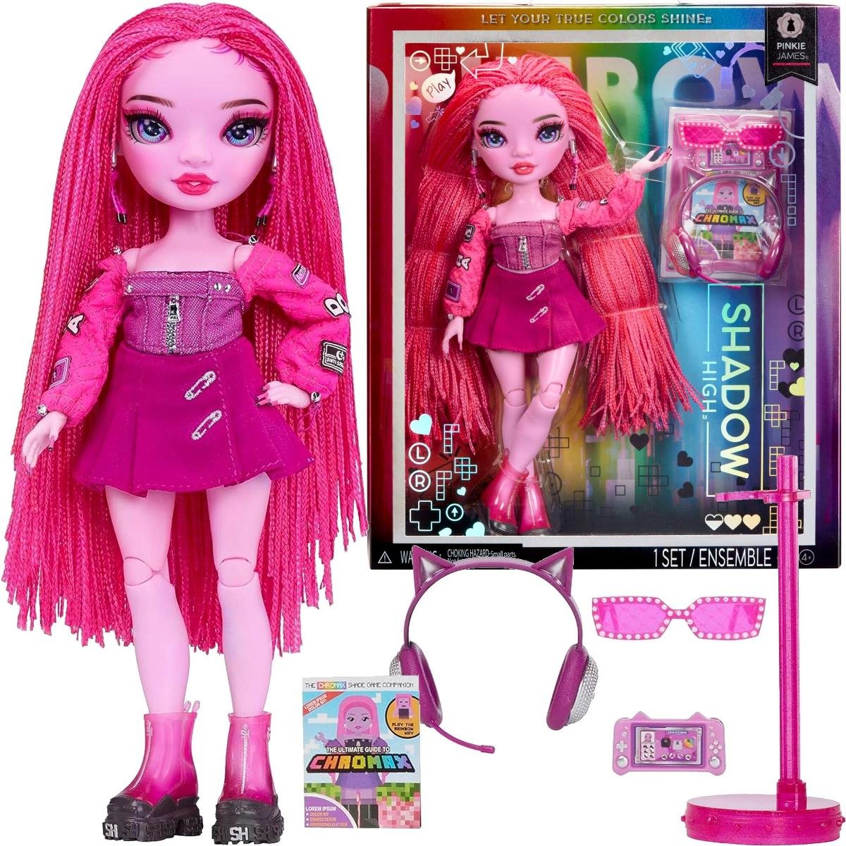 Zestaw Lalka Rainbow High Shadow High różowa Pinkie James - Rainbow ...
