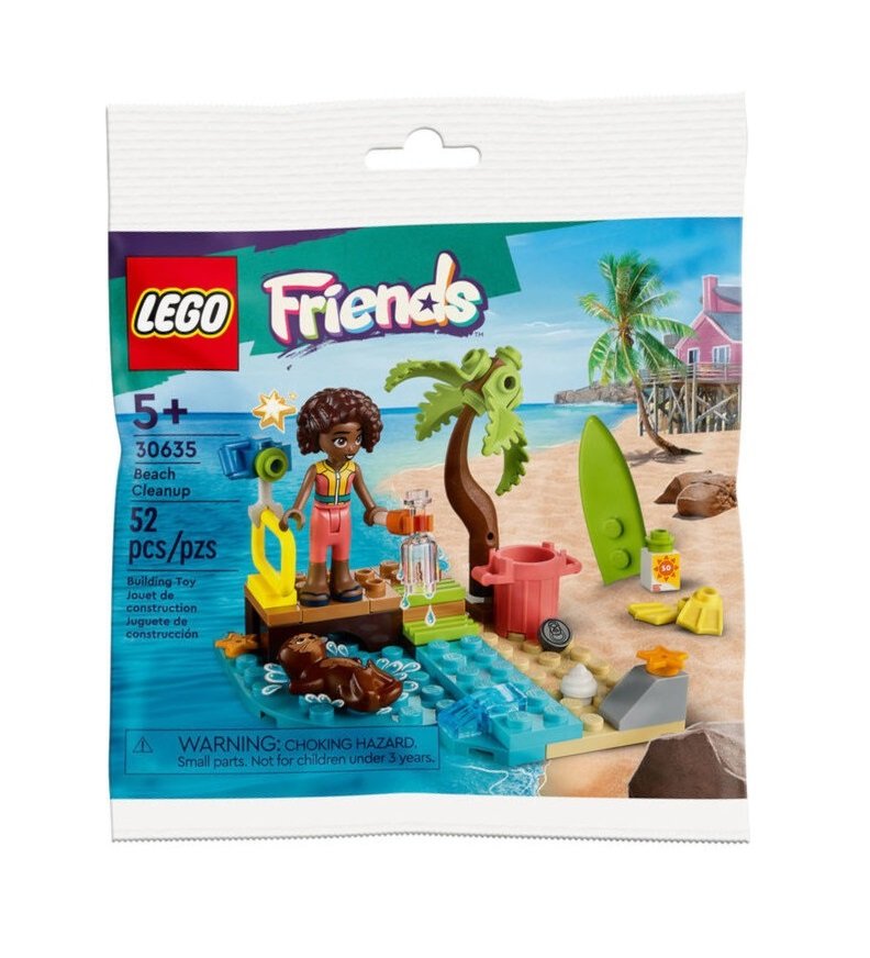 Zestaw LEGO Friends – Beach Cleanup #30635 (polybag, klocki, foilpack ...
