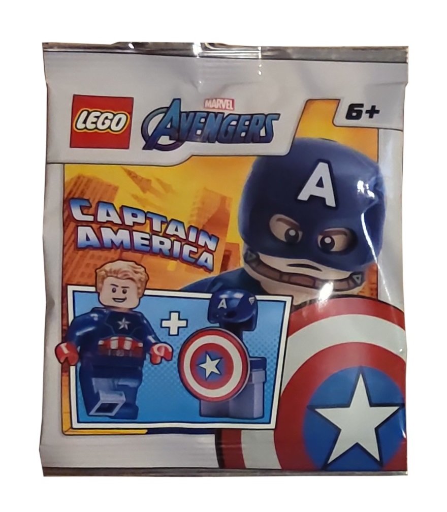 Zestaw LEGO Super Heroes – Captain America #242106 (polybag, klocki ...