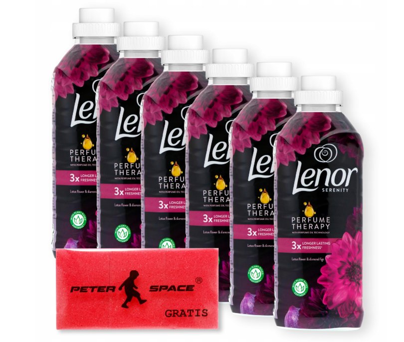 ZESTAW Lenor Diamond Figs 700ml 6szt , 3szt gąbek zmywakowych - P&G ...