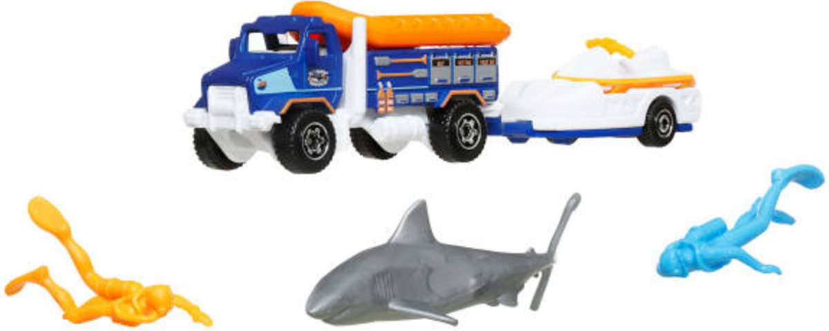 Zestaw Matchbox Adventure MBX Ocean Rescue pojazdy ratunkowe ...