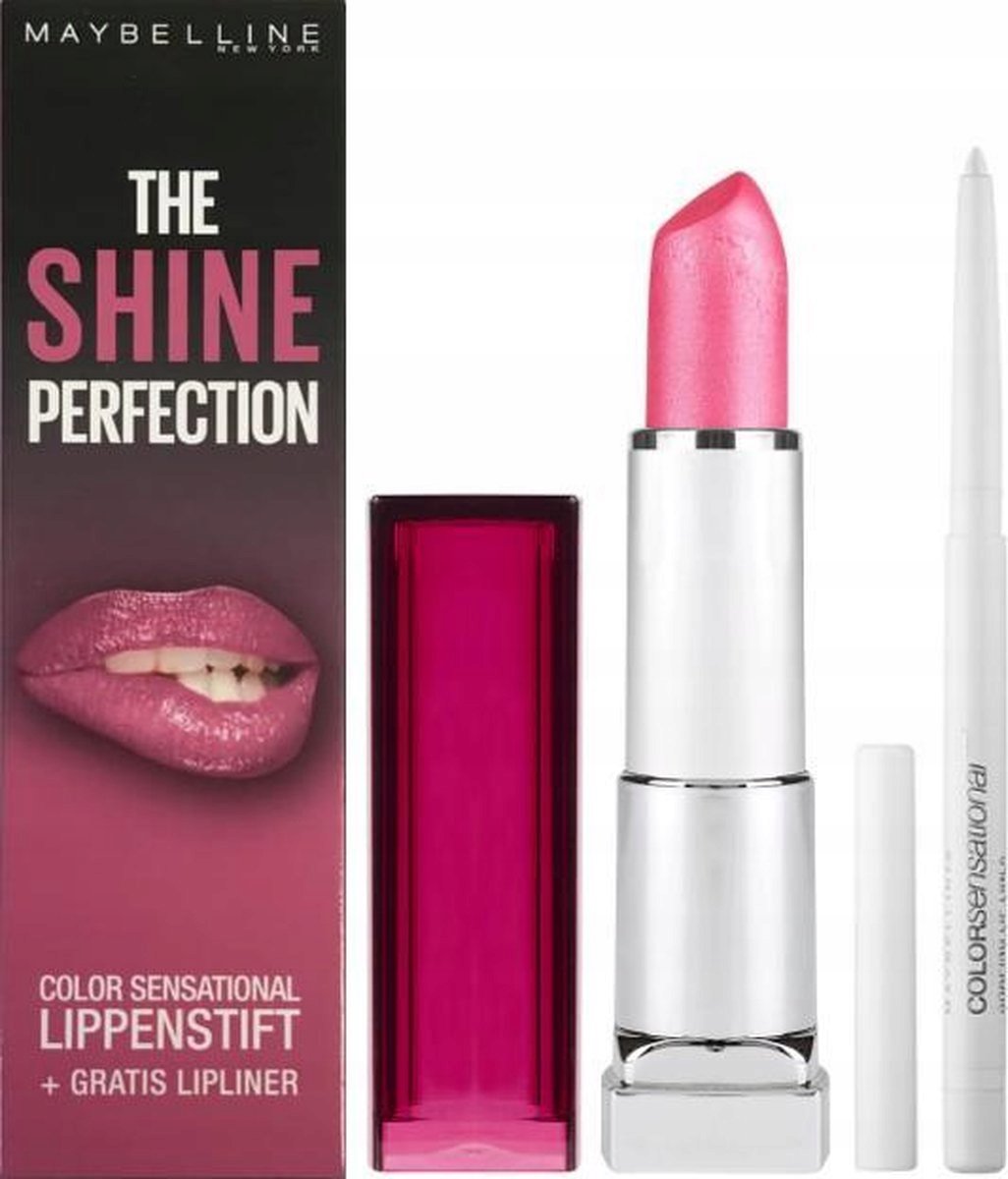 Zestaw Maybelline The Shine Perfection - 148 Summer Pink - 120 Clear ...