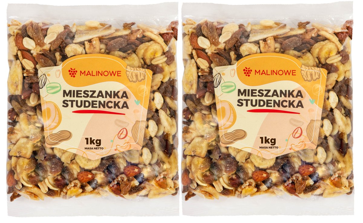 Zestaw Mieszanka studencka 2x1kg - Malinowe | Sklep EMPIK.COM