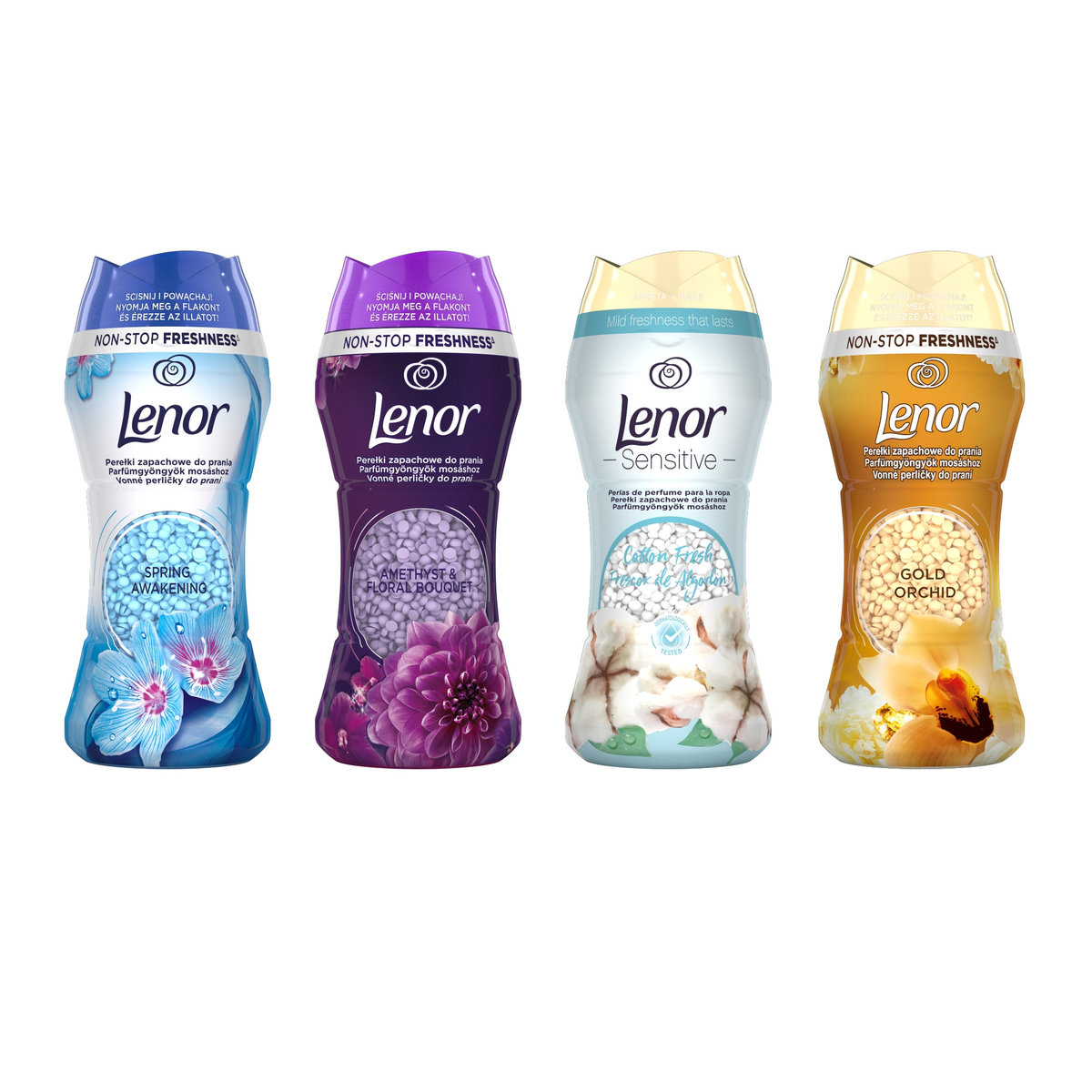 Zestaw MIX LENOR Perełki zapachowe 210g x4 - Lenor | Sklep EMPIK.COM